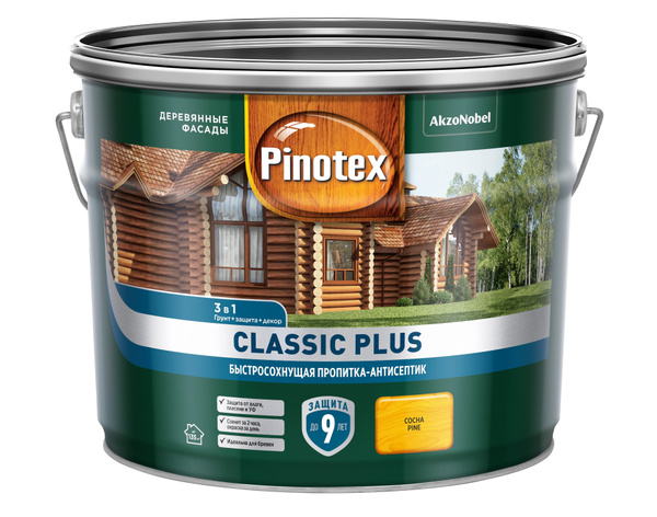 PINOTEX CLASSIC PLUS / Пинотекс Классик Плюс пропитка-антисептик ...