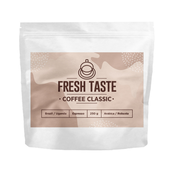 Кофе в зернах Fresh Taste Coffee Classic Бразилия арабика средняя ...