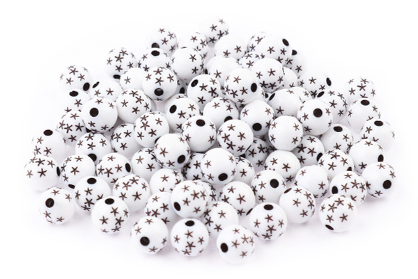 Набор круглых бусин "Звездочки" для браслетов и рукоделия Goody Goods ...