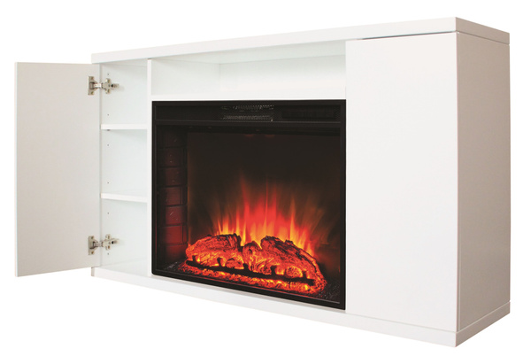 Камин электрический RealFlame Brooklyn WT c Sparta 25,5 LED, звуковая имитация горения купить на ...