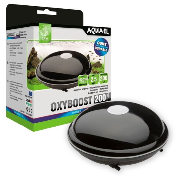 Компрессор для аквариума AQUAEL OXYBOOST 200 plus, 2.5w, 2х100л/ч., до ...