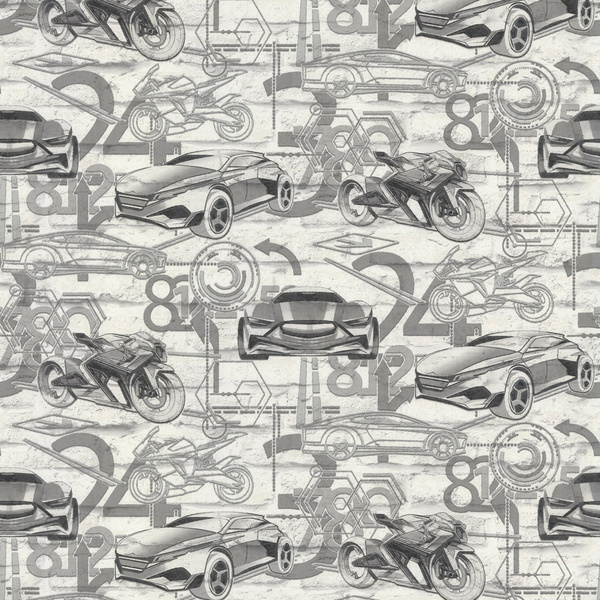 Обои Винил на флизелине, Аспект Форсаж, Cветятся в темноте 1,06*10м ...