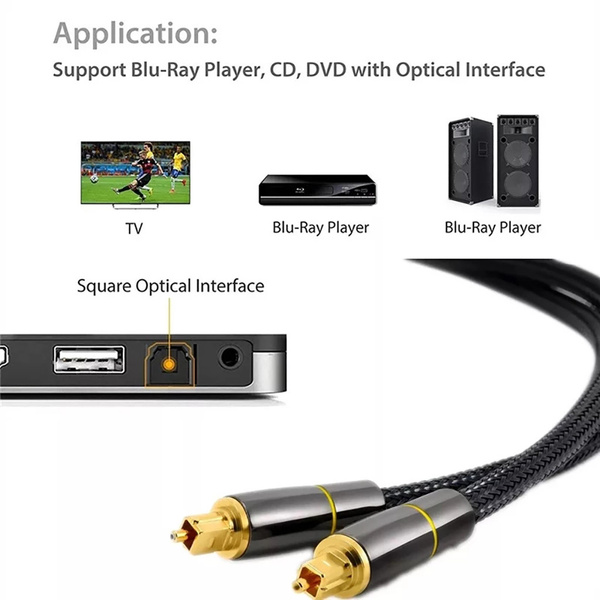 Цифровой оптический аудиокабель Spdif коаксиальный динамик Hi-Fi для ...