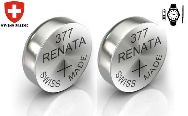 Renata Батарейка 376, 377 (SR66, SR626), Серебряно-цинковый тип, 1,55 В ...