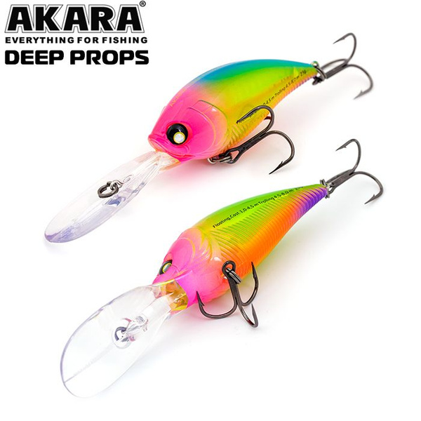 Воблер Крэнк (Crank) Akara Deep Props 70F, 1-4.5 м купить c доставкой ...