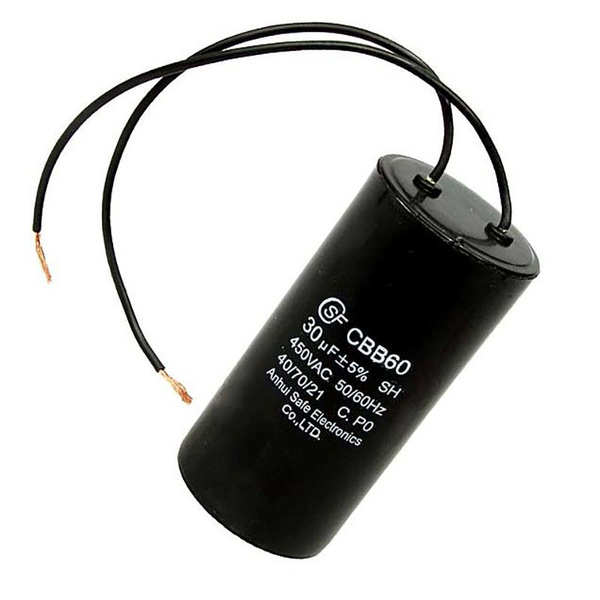 CBB60 30uF 450V WIRE (SAIFU) Конденсатор пусковой - купить с доставкой ...