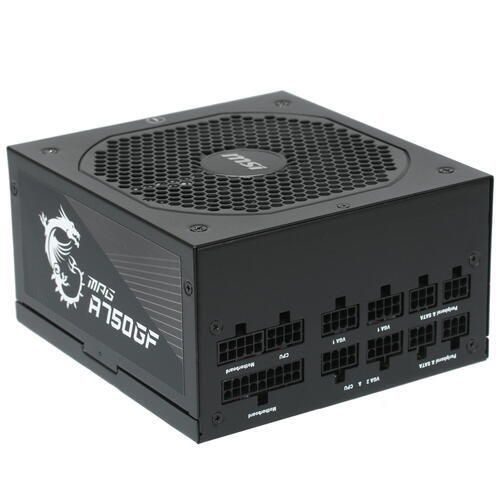 Блок питания MSI MPG A750GF 750W (MPG A750GF) черный - 750 Вт, 80+ Gold ...