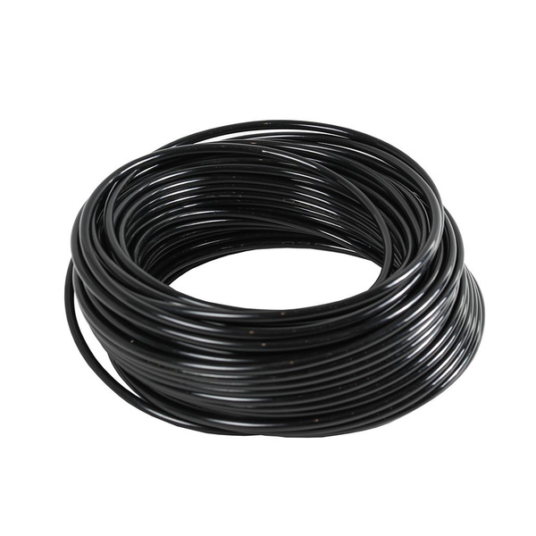 Трубка тормозная ПВХ (50м) d8х1мм (PA6) черная - KR арт. ПВХ ТРУБКА 8х1 ...