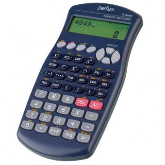 Калькулятор Perfeo PF_B4849, научный, 2-строчный, 12-разр., серый - купить с доставкой по ...