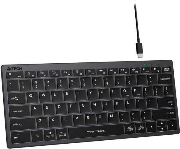 A4Tech Fstyler FX61 серый USB slim LED (FX61 GREY) купить по низкой ...