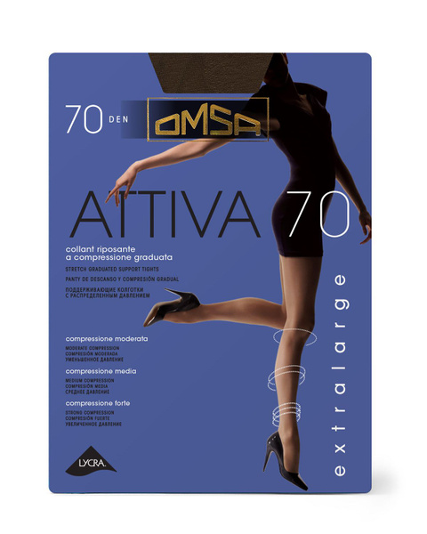 Колготки Omsa Attiva, 70 ден, 1 шт - купить с доставкой по выгодным ценам в интернет-магазине ...