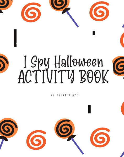I Spy Halloween Activity Book for Toddlers / Children (8x10 Coloring ...