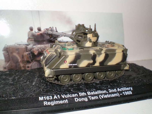Танк M163 A1 Vulcan, 1969, Altaya, коллекционная модель - купить в ...