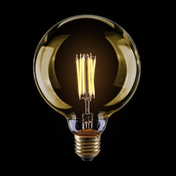 Voltega Лампочка Loft Led_Шар, 8 Вт, Светодиодная купить на OZON по ...