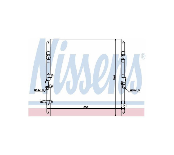 NISSENS 94053 Радиатор кондиционера TOYOTA LANDCRUISER - NISSENS арт ...