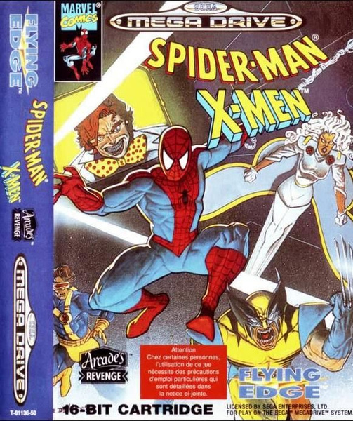 Игра Человек-Паук и Люди Икс Spider-Man and X-Men 16 bit (16 bit ...