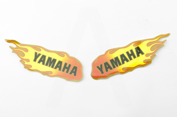 Наклейки (набор) Yamaha FLAME (12х4см) (0332C) - купить по выгодным ...