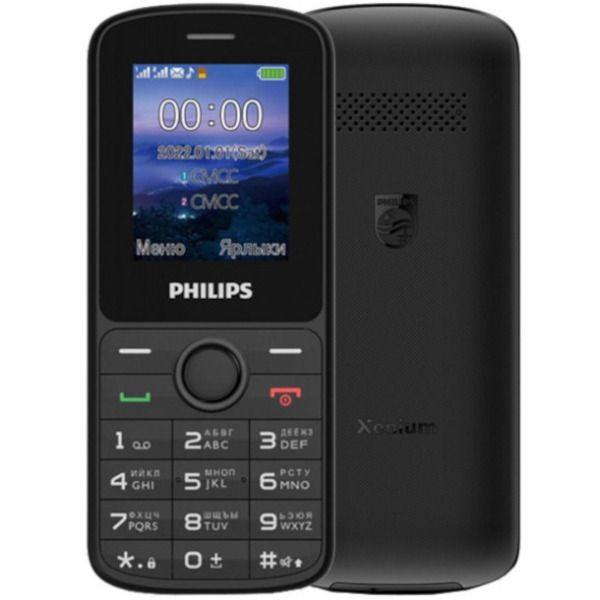 Мобильный телефон Philips Xenium E2101 Black, - купить по выгодной цене в интернет-магазине OZON ...