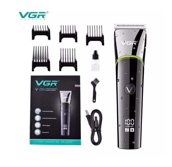 Машинка для стрижки VGR V-030, серебристый - купить по выгодным ценам в интернет-магазине OZON ...