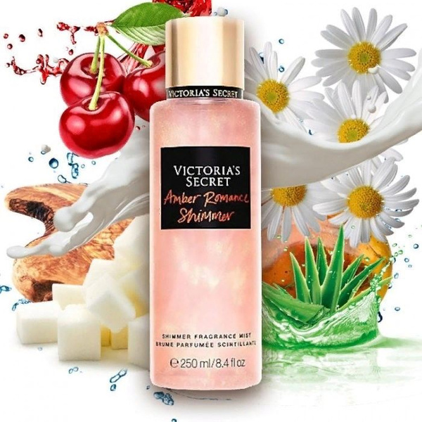 Victoria's Secret спрей для тела Amber Romance Shimmer Fragrance Body Mist, 250ml 2 шт - купить ...