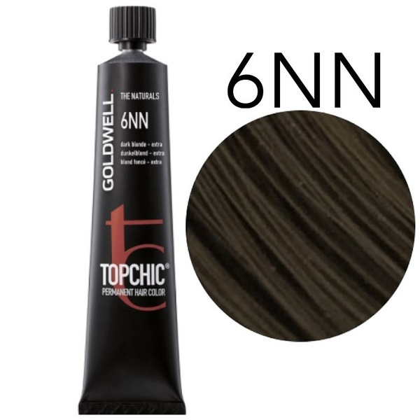 Goldwell Topchic - Краска для волос 6NN темно-русый экстра 60 мл ...
