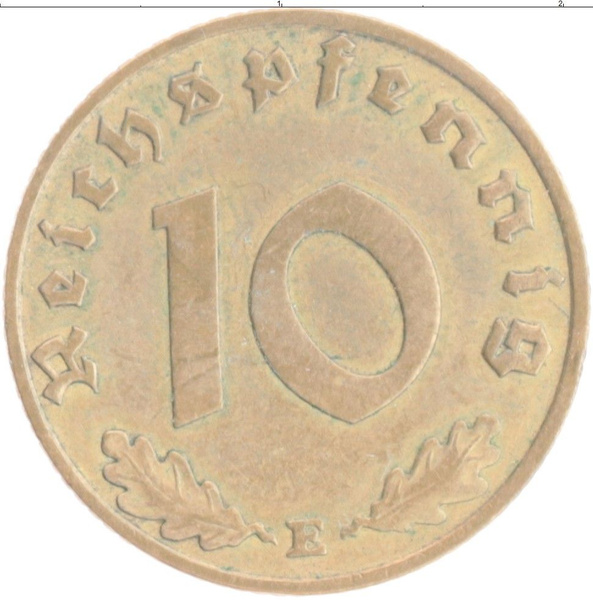 Монета 10 пфеннигов Третьего Рейха 1936 года - купить в интернет ...