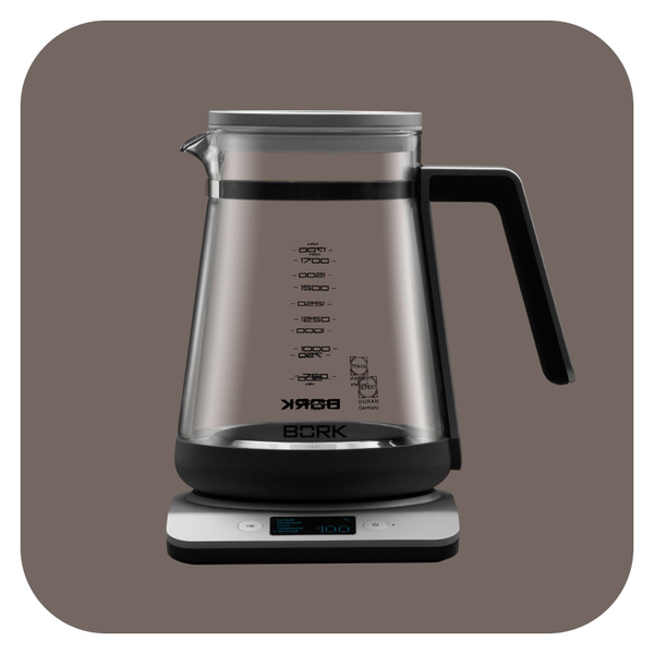 Купить электрический чайник BORK K780, Металл/стекло по низкой цене: отзывы, фото ...