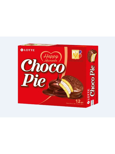 Пирожное Choco Pie original Чокопай оригинал 1 коробка из 12шт по 336г ...