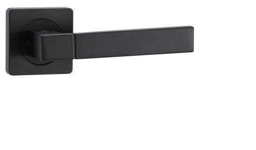 Дверная ручка VANTAGE для установки в межкомнатные и внутренние входные двери V07BL AL - чёрный ...