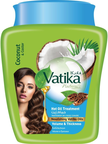 Dabur Vatika Маска для волос Кокос и касторовое масло (Coconut and ...