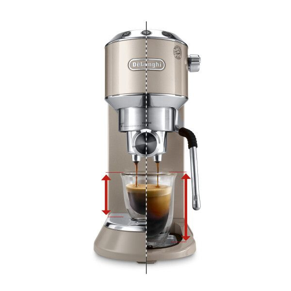 DeLonghi Кофеварка рожковая Dedica Arte EC885.BG, бежевый - купить с ...
