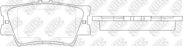 Колодки тормозные NiBK PN1522 Задние - купить по низким ценам в ...