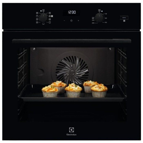 Духовой шкаф Электрический Electrolux EOD3C70TK черный - купить с доставкой по выгодным ценам в ...