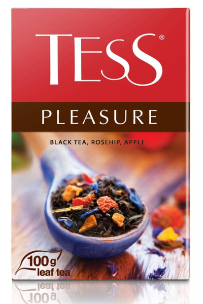 Tess Чай черный Pleasure, листовой, 100 г - купить с доставкой по ...