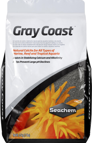 Seachem Грунт Gray Coast 3,5кг - купить с доставкой по выгодным ценам в ...
