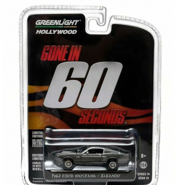 Масштабная модель FORD Mustang GT500 Eleanor 1967 (из к/ф Угнать за 60 секунд) - купить в ...