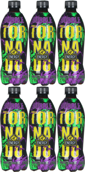 Энергетический напиток Tornado Energy Bubble безалкогольный тонизирующий газированный, комплект ...