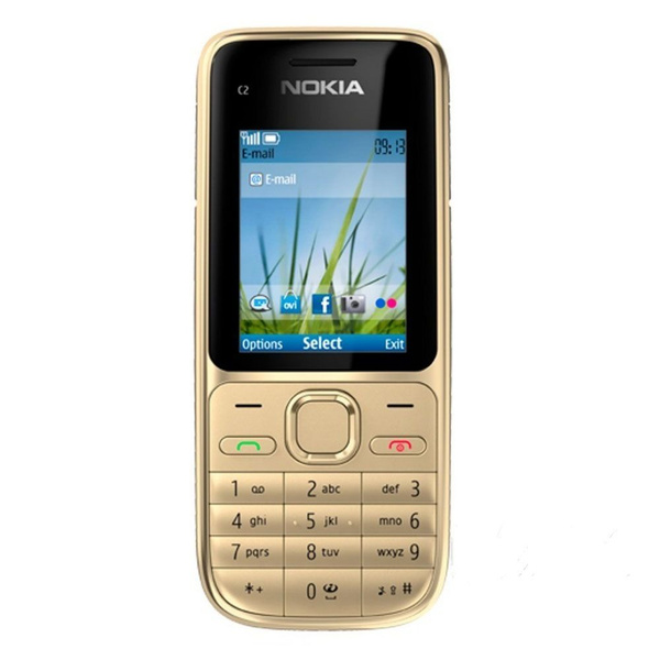 Мобильный телефон Nokia C2-01 M, золотой - купить по выгодной цене в ...