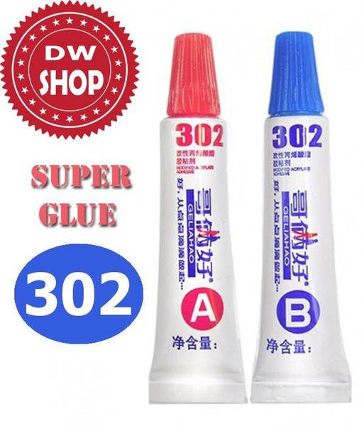 Клей AB 302 эпоксидный быстрого высыхания двухкомпонентный - купить с ...