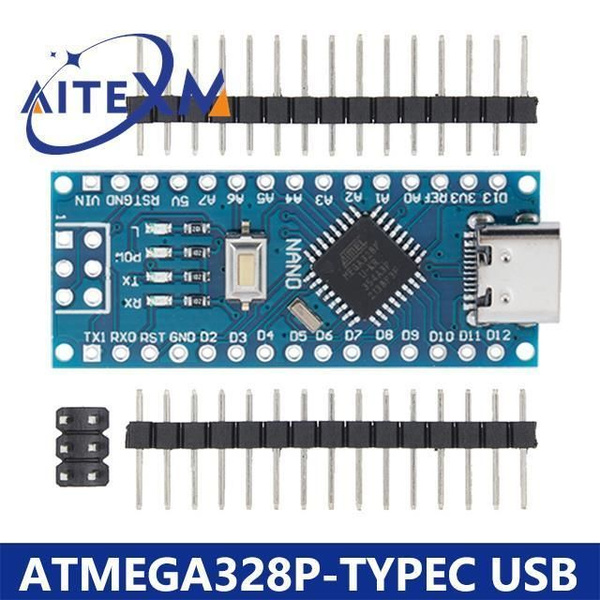 Arduino Nano V30 Atmega328p Type C пины не припаяны купить на Ozon по низкой цене 910027054