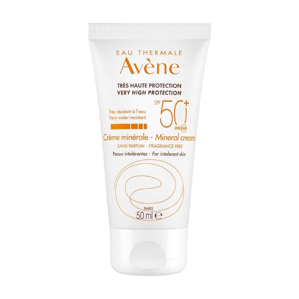 Avene солнцезащитный крем с минеральным экраном SPF50+, 50 мл 1 шт ...
