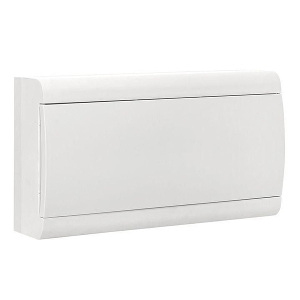 Щит распределительный ЩРН-П-18 на 18 модулей IP41 навесной пластик белый щит бокс для автоматов ...