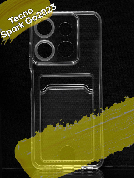 Чехол для карты на Tecno Spark Go 2023 чехол на текно спарк гоу 2023 прозрачный купить с