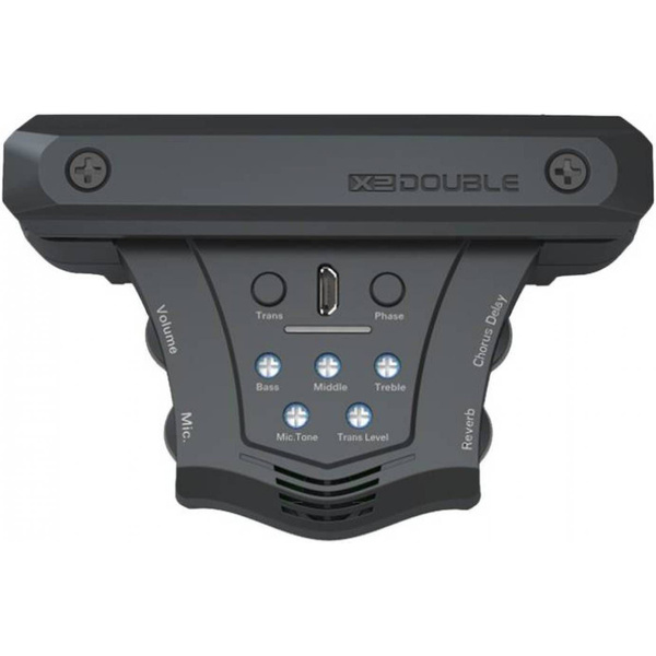 X2 Double G0 - трансакустический звукосниматель для гитары со встроенными эффектами: Reverb ...
