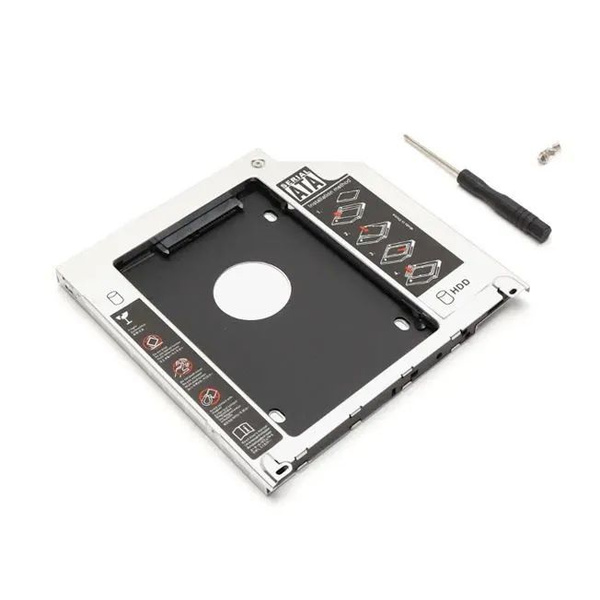 Салазки для ssd ноутбук 9.5 мм, optibay 9.5 mm, оптибей для ноутбука ...