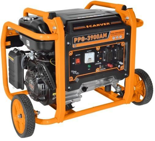 Генератор CARVER PPG- 3600АM бензин (LT-168F-1, 2,5/2,8 кВт, 220В ...