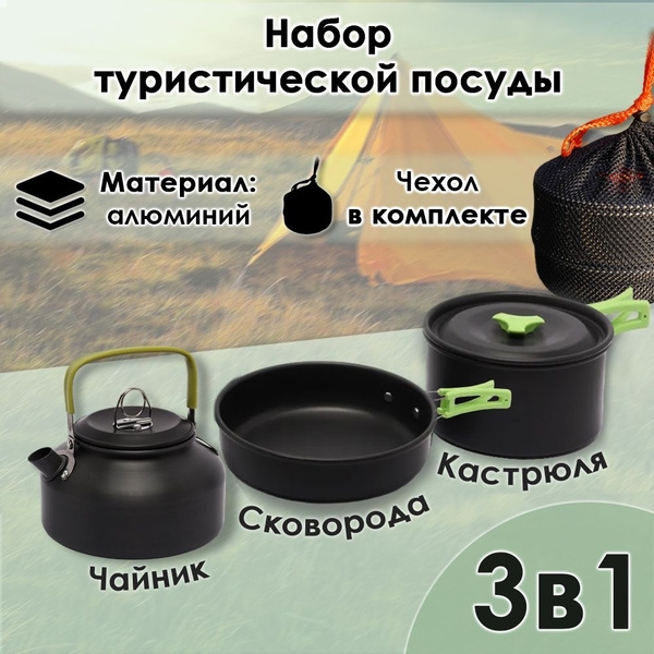 Посуда туристическая для похода и пикника - купить с доставкой по ...