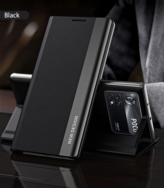 Чехол Книжка Из Качественной Экокожи Для Xiaomi Poco X4 Pro 5G / Поко ...