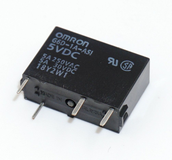 Силовое реле G6D-1A-ASI-5VDC(5V,5A,250VAC/30VDC,4PIN) - купить с ...