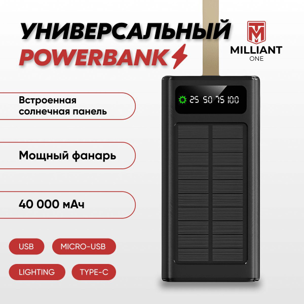 Повербанк (powerbank) (Power Bank) Milliant One MilliantOne - купить по ...